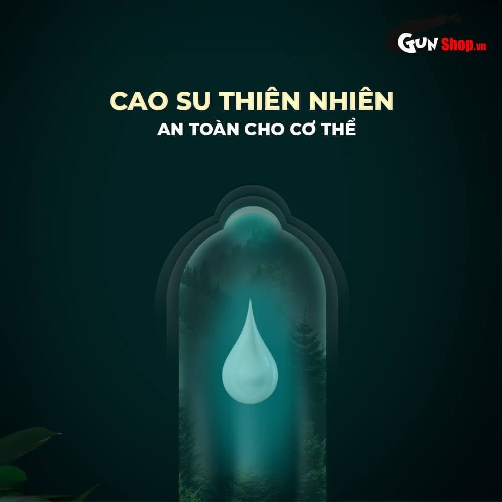 Bao cao su OLO 0.01 Đen - Siêu mỏng, hương vani - Hộp 10 cái