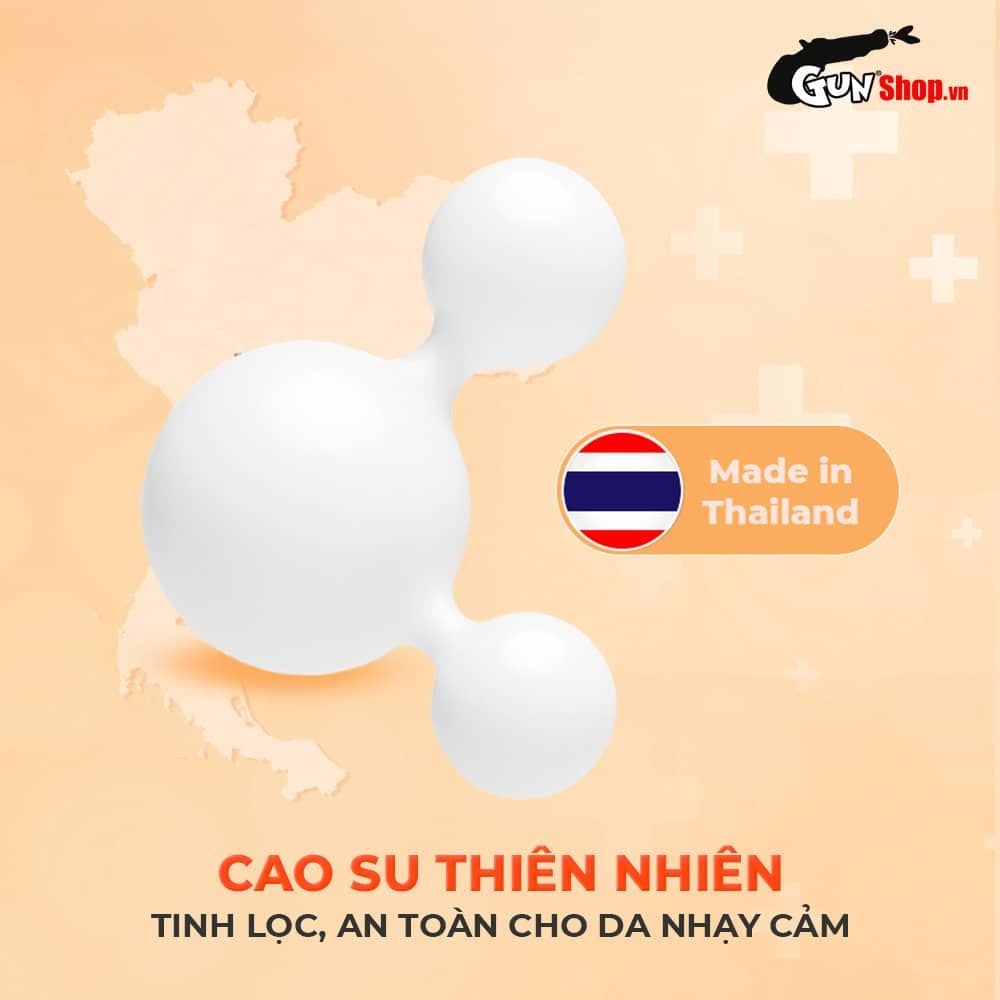 Bao cao su Okamoto Skinless Skin Orange Super Lubricative Hương c