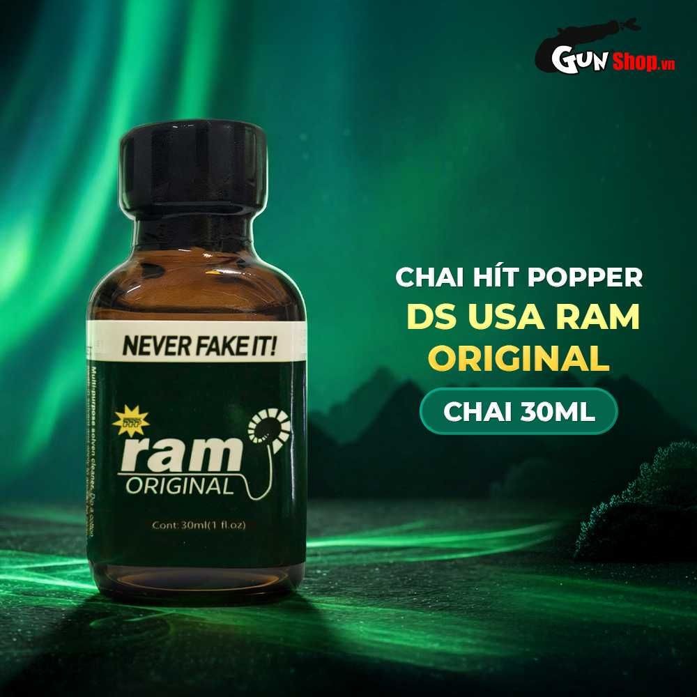 Chai hít tăng khoái cảm Popper DS USA Ram Original - Chai 30ml